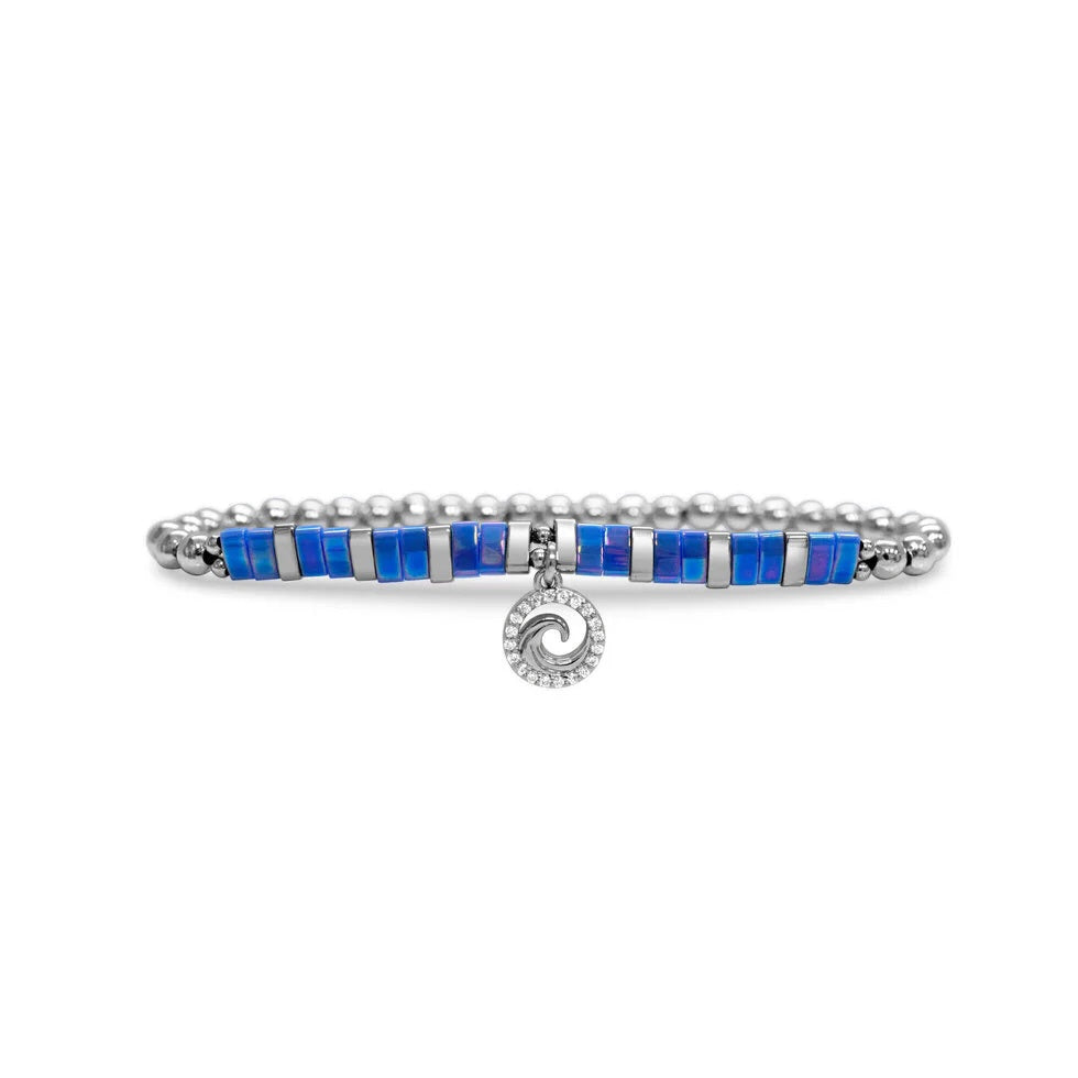 So Charming - Bead It! Wave Morse Code Bracelet – Pancharmbracelets