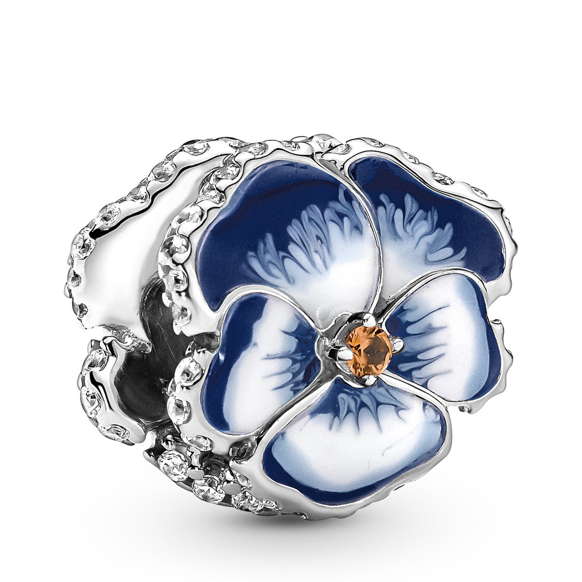Pandora Pansy Flower Charm – Pancharmbracelets