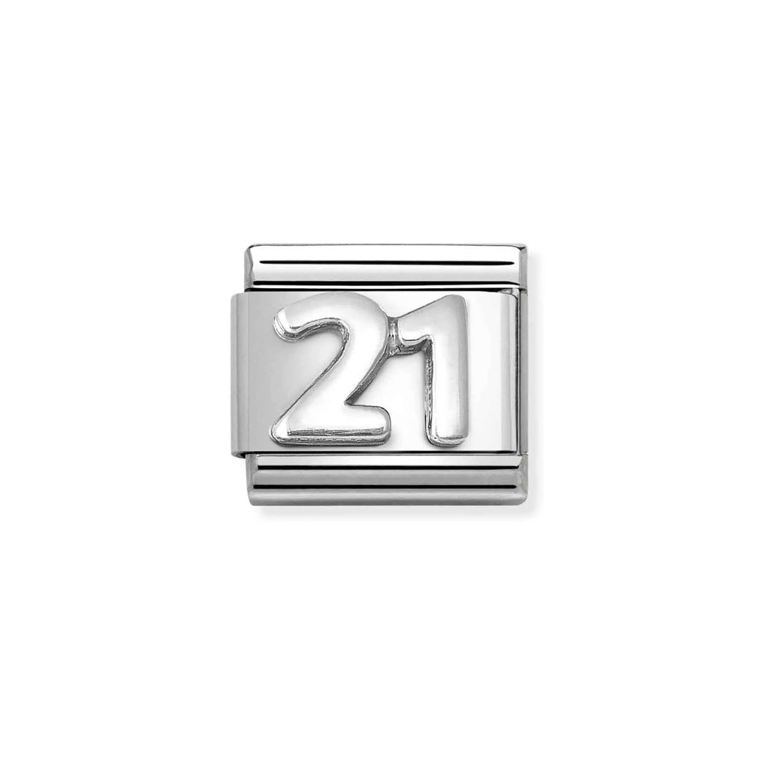 Composable Classic Link, Silver Number 21 – Pancharmbracelets