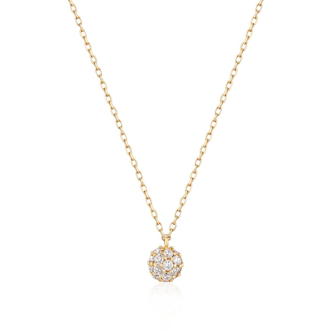 HEATHER | Lab Grown Diamond Bead Necklace – Pancharmbracelets