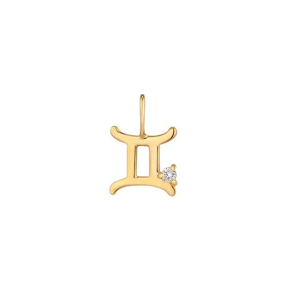 GEMINI | Diamond Zodiac Charm – Pancharmbracelets