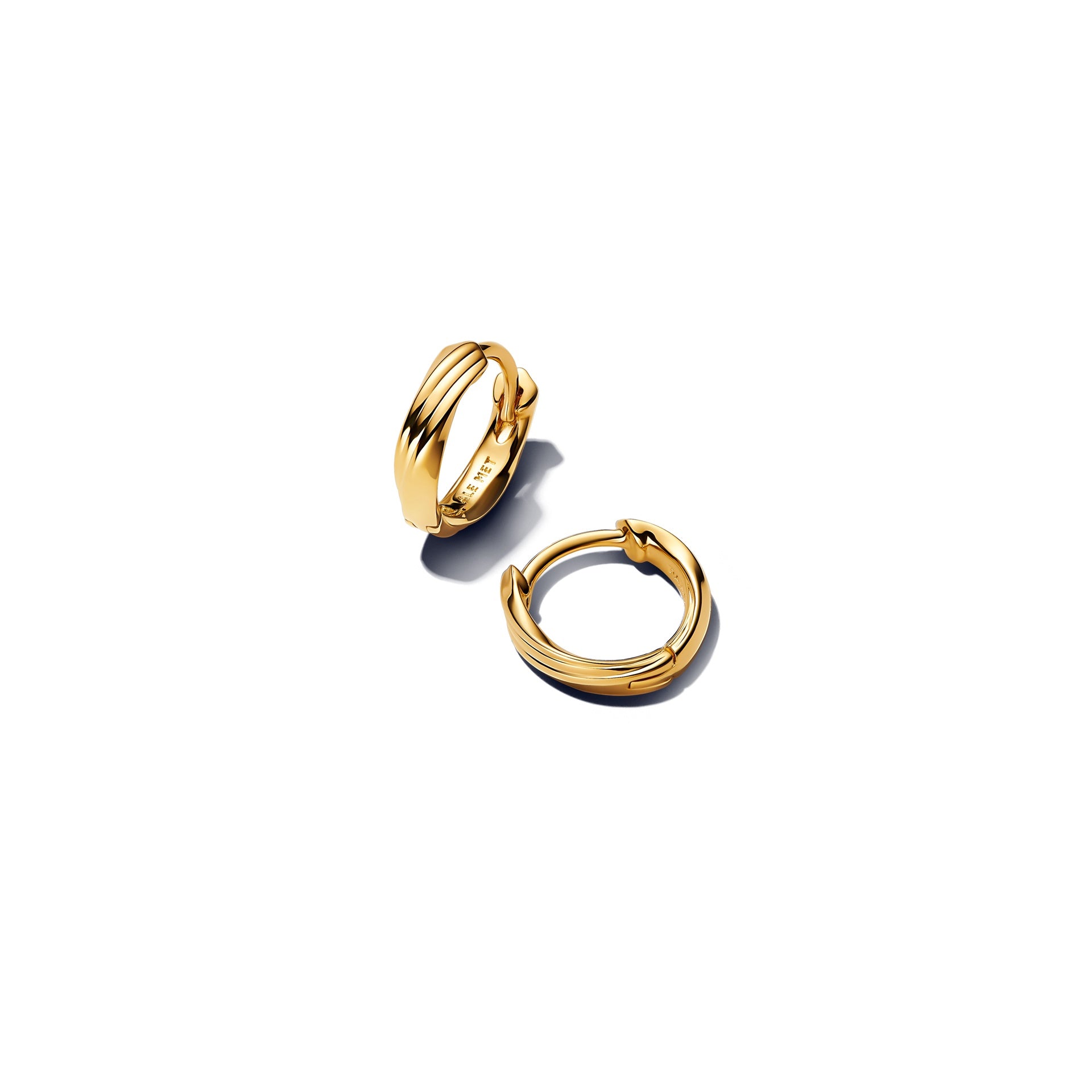 Pandora Twisted Huggie Earrings – Pancharmbracelets