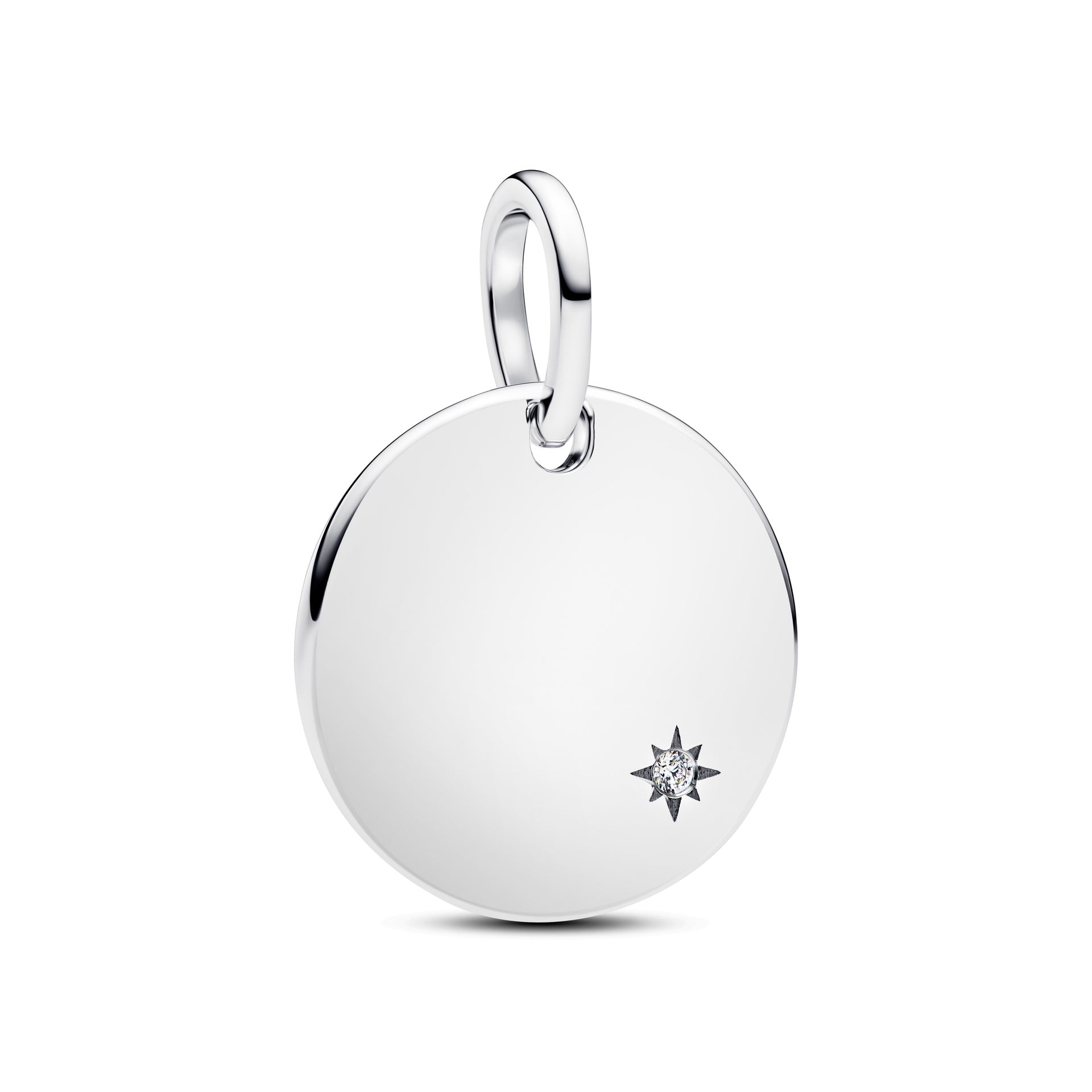 Pandora Engravable Lab-Grown Diamond Tag Pendant – Pancharmbracelets