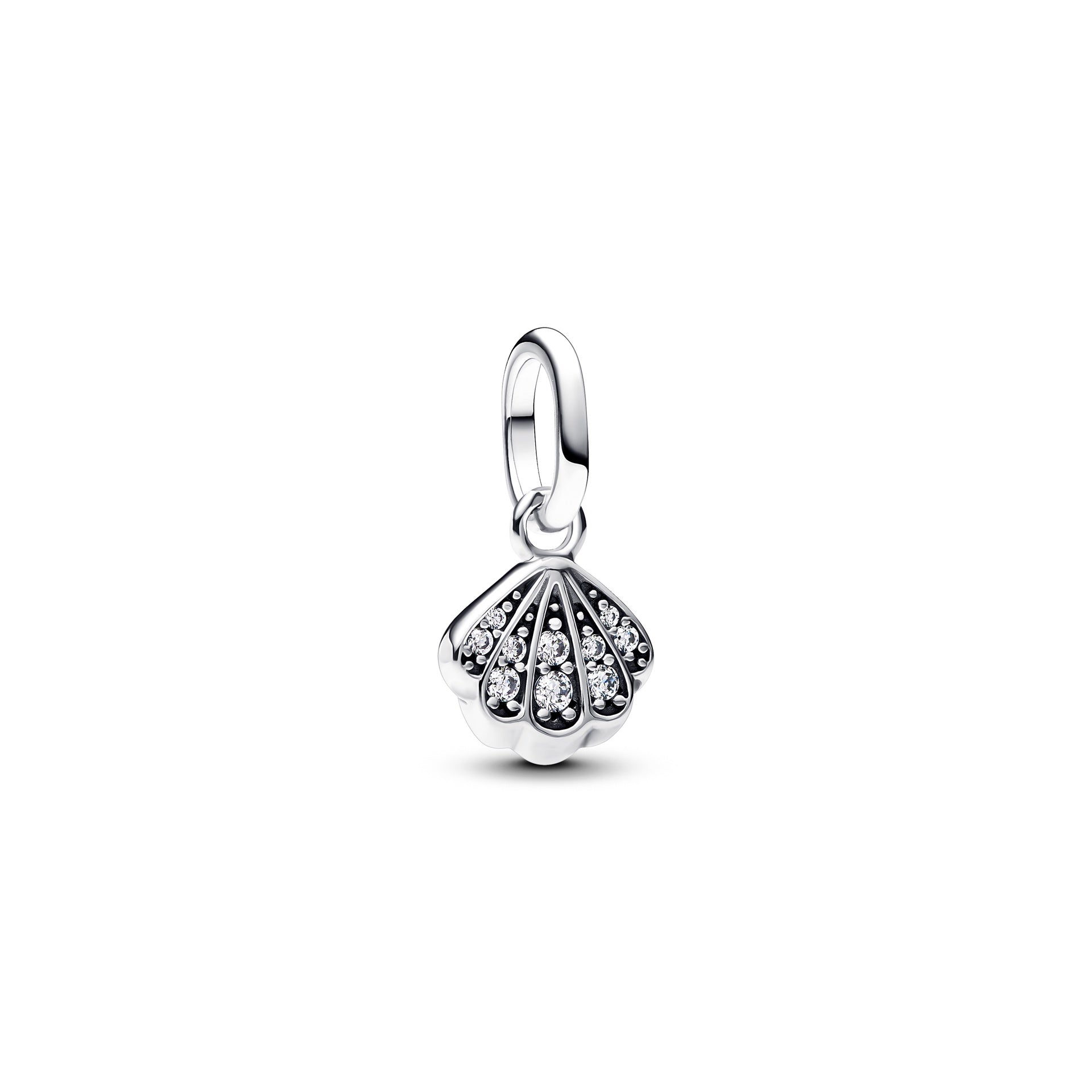 Pandora Sparkling Shell Mini Dangle Charm – Pancharmbracelets