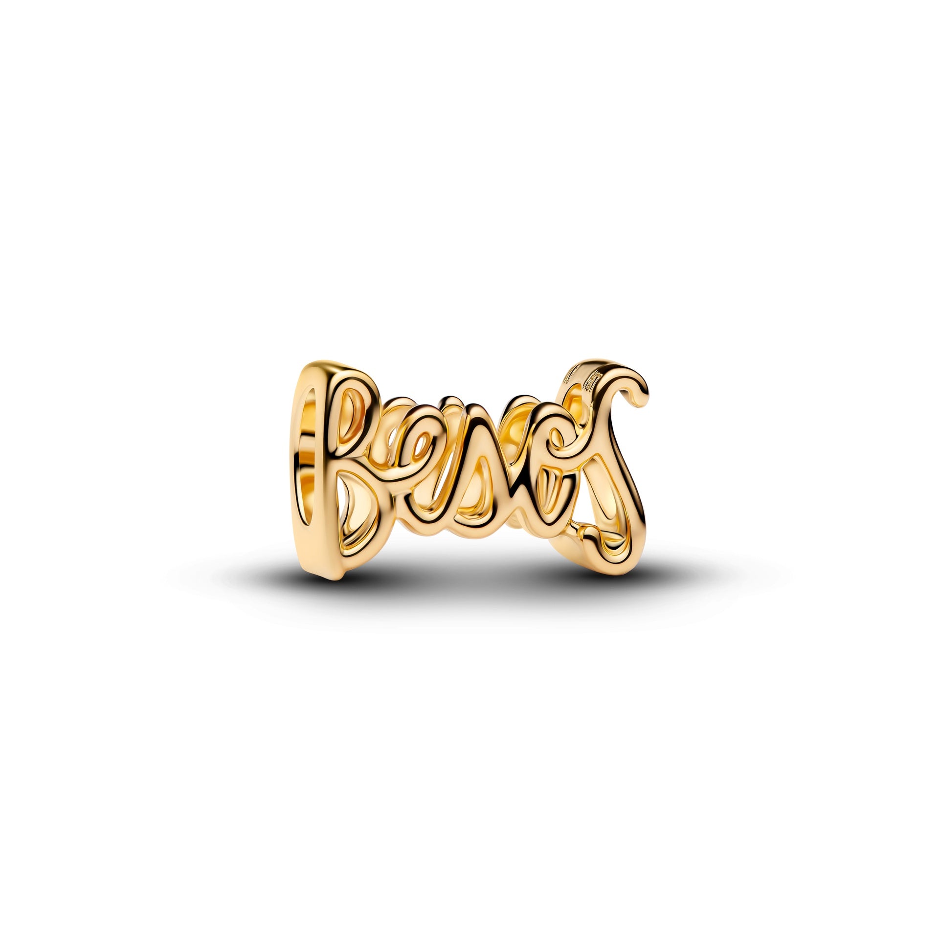 Pandora Besos Script Charm – Pancharmbracelets
