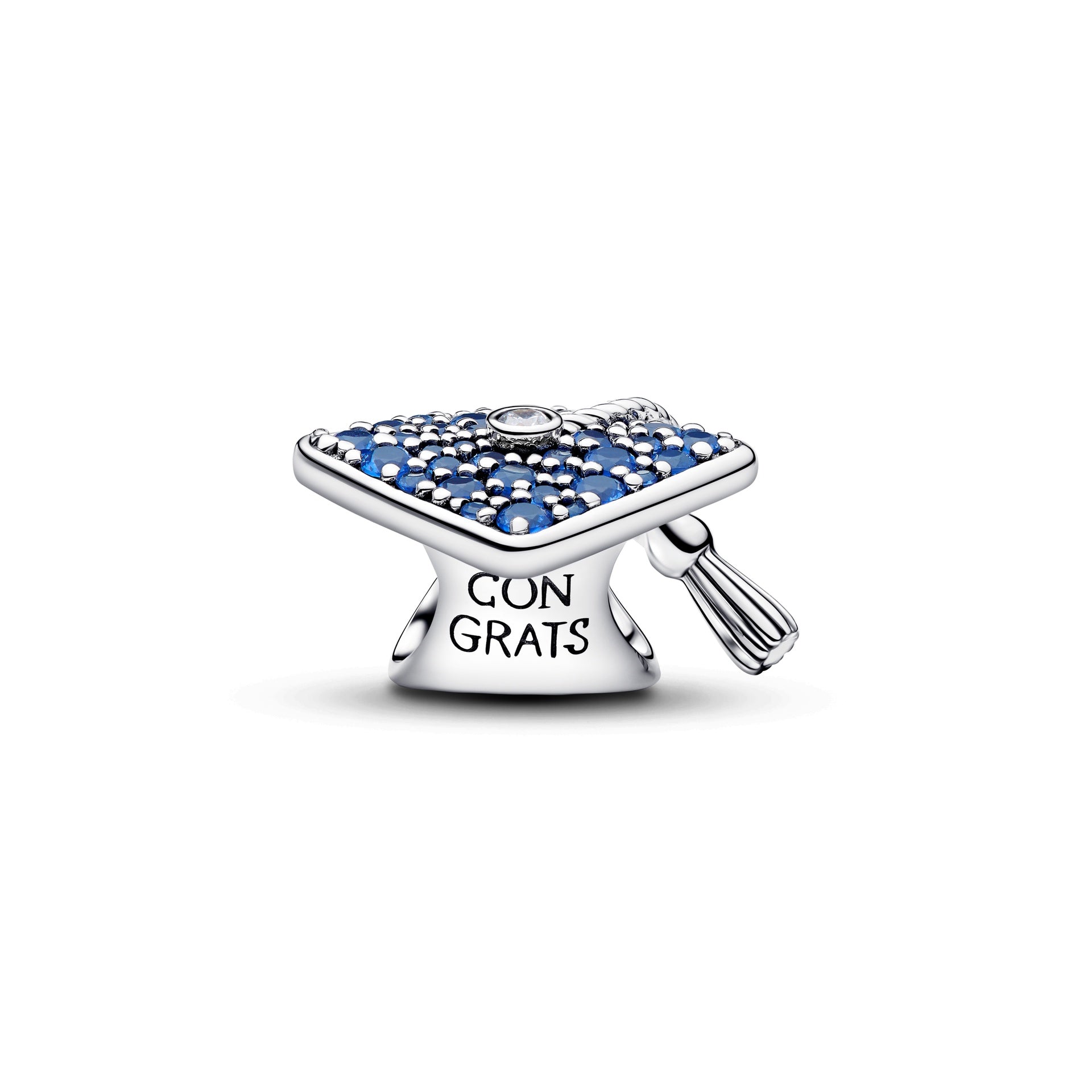 Pandora Sparkling Blue 2026 Graduation Cap Charm – Pancharmbracelets