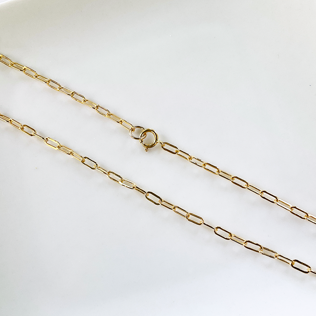 14KTGF Rounded Edge Chain Necklace – Pancharmbracelets