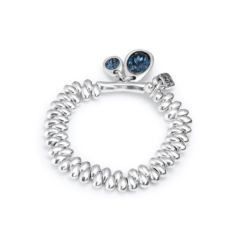 Eclipse Blue Crystal Stretch Bracelet – Pancharmbracelets