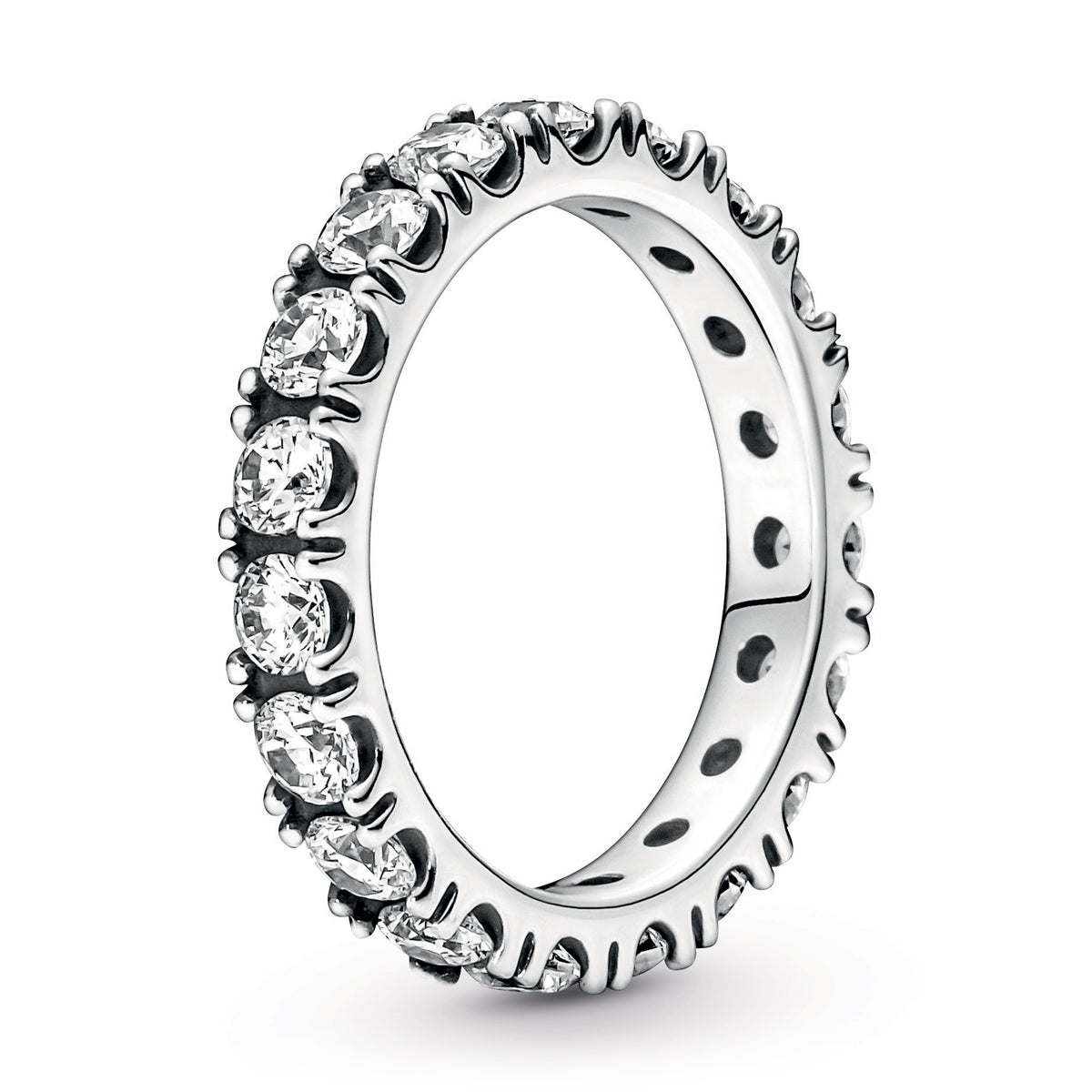 Pandora Sparkling Row Eternity Clear Ring – Pancharmbracelets