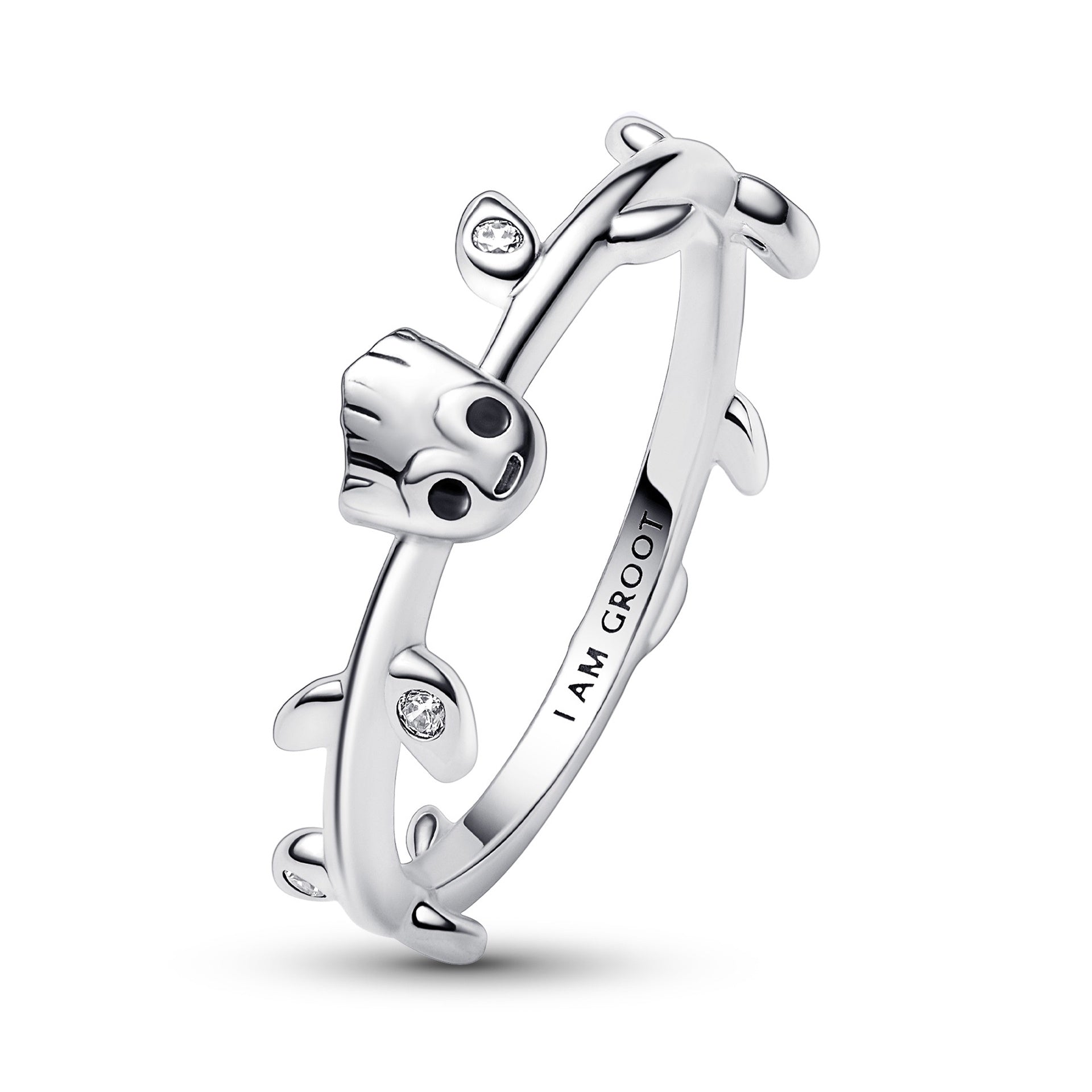 Pandora Marvel Guardians of The Galaxy Baby Groot Leaf Ring ...