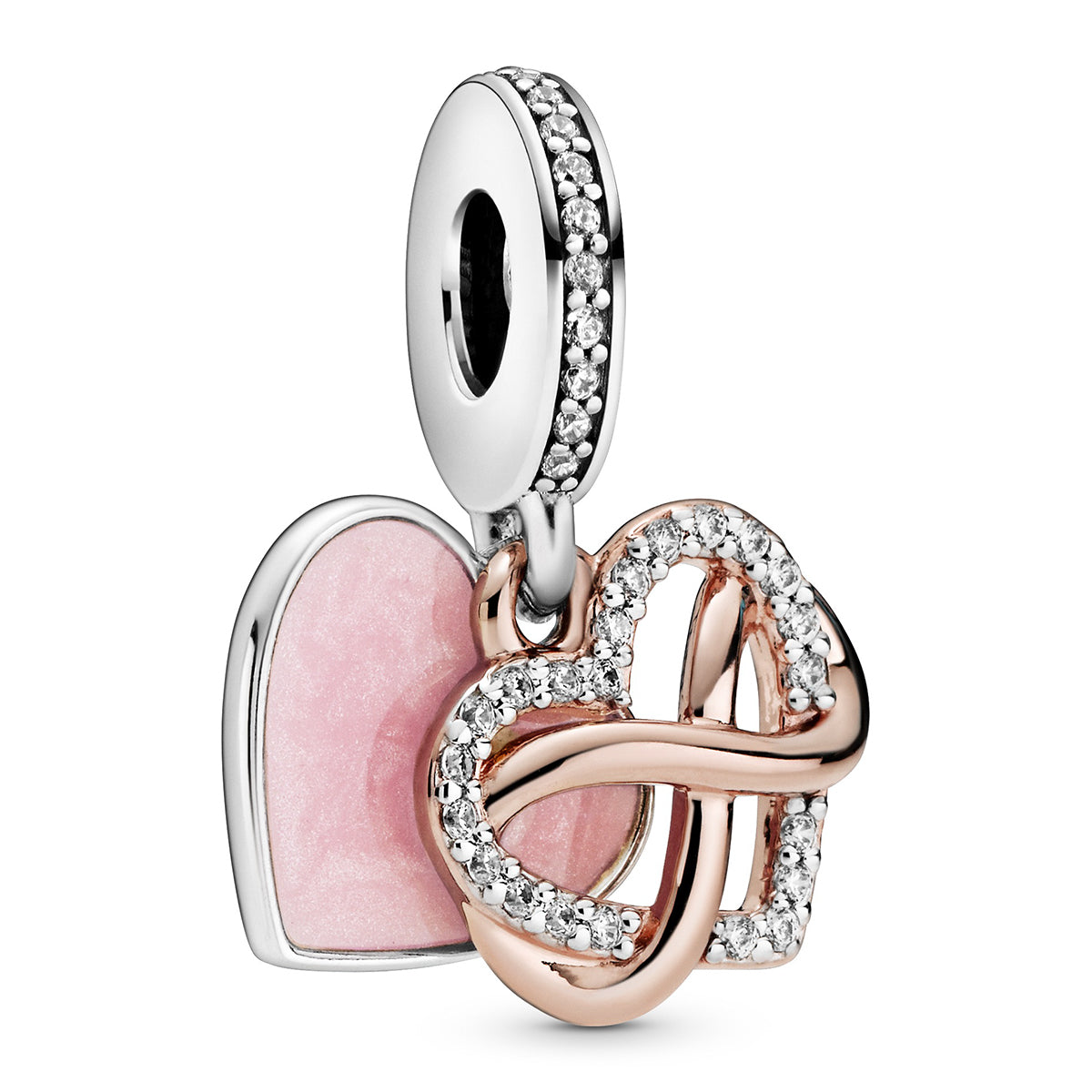 Pandora Sparkling Infinity Heart Dangle Charm – Pancharmbracelets